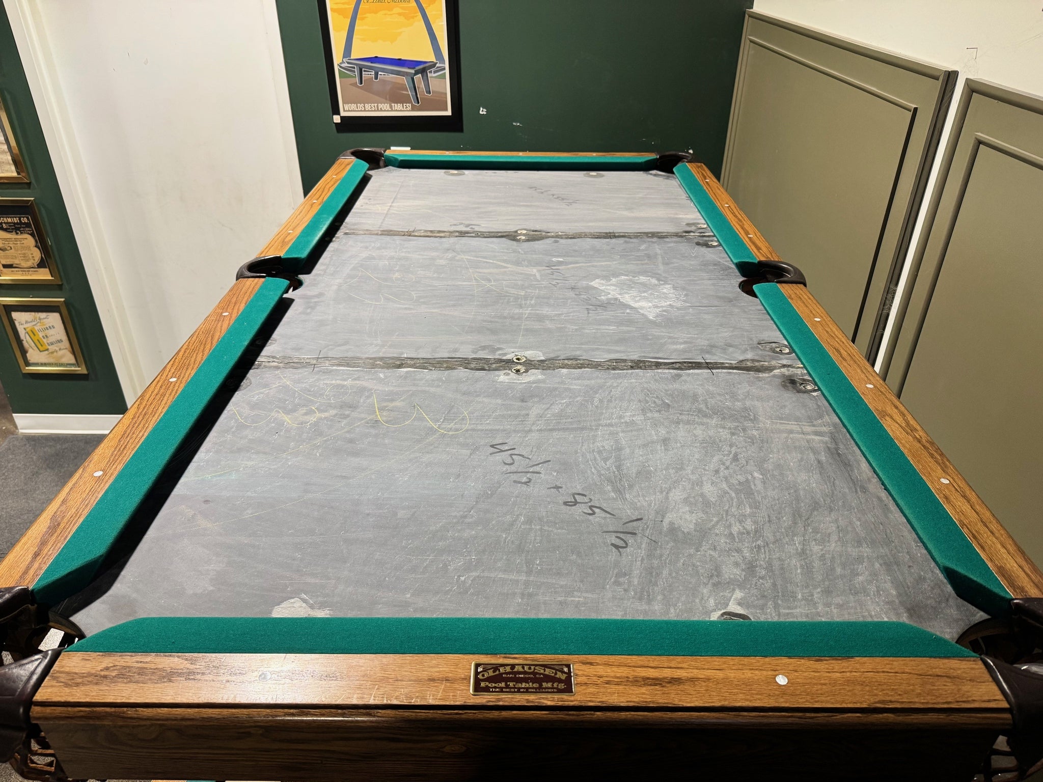 7' Pre-Owned Sheraton Pool Table St.Louis - A.E. Schmidt Shop