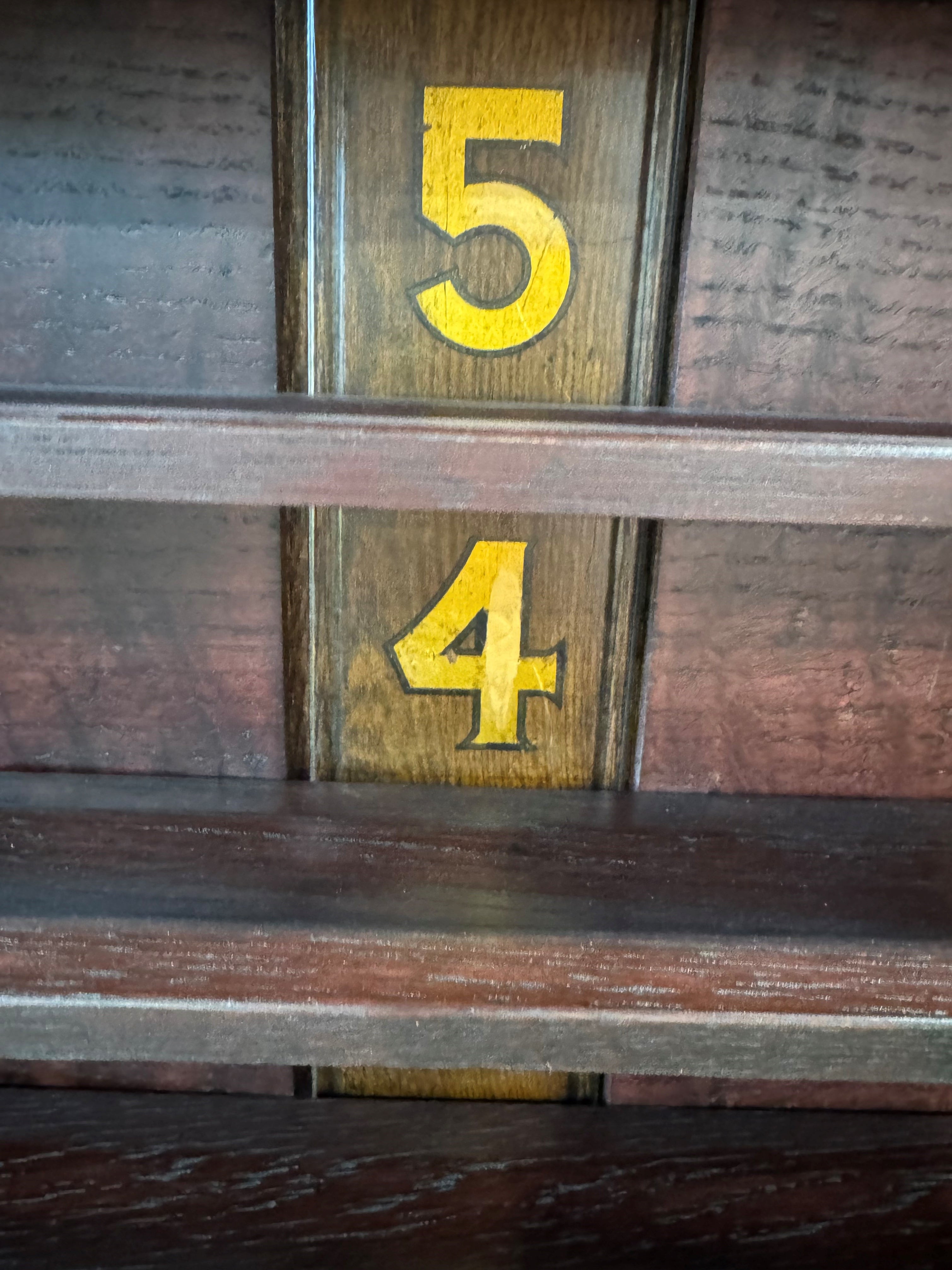 Antique Billiard Ball Display Rack - A.E. Schmidt Shop