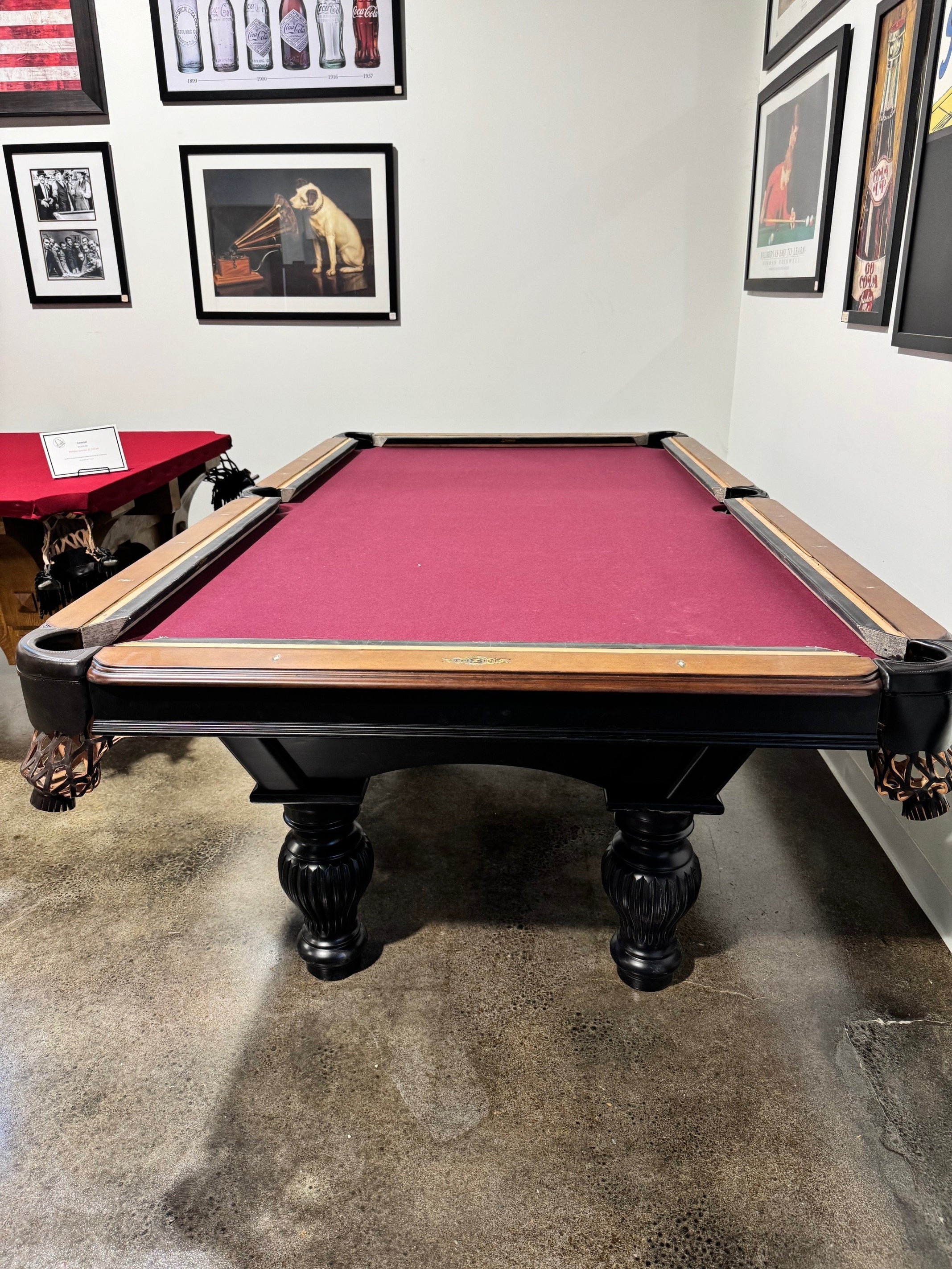 8ft Tri-Star Pool Table *Floor Sample* - A.E. Schmidt Shop