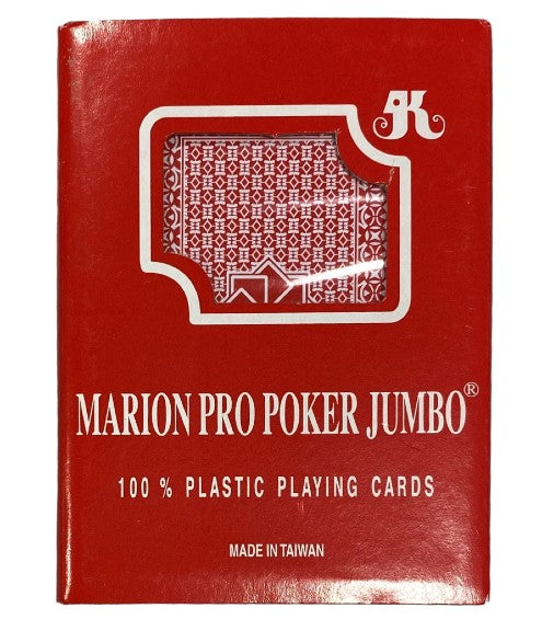 Marion Pro Poker Cards - Red - A.E. Schmidt Shop