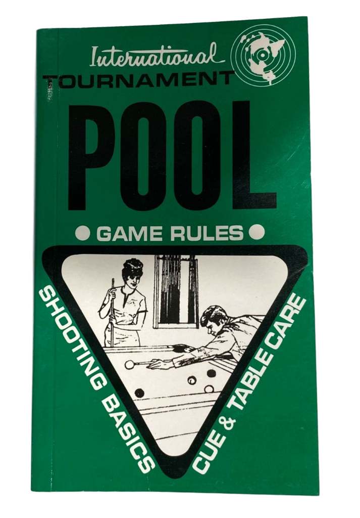 International Tournament Pool Rule Book - A.E. Schmidt Shop