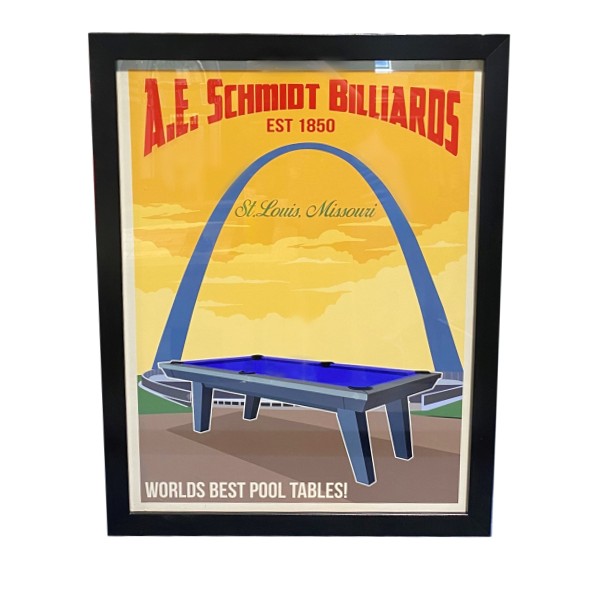 World's Best Pool Table Poster - A.E. Schmidt Shop